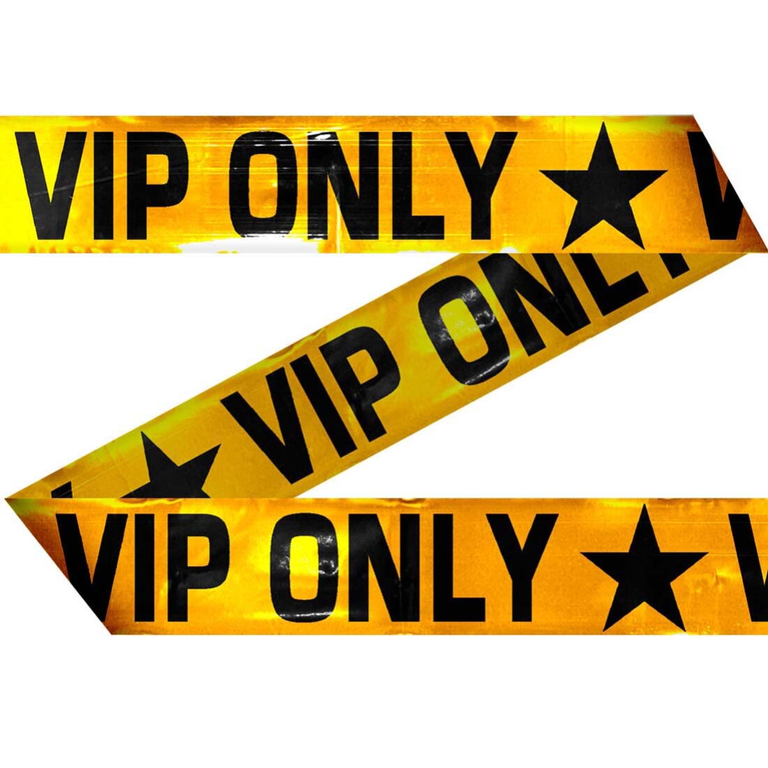 VIP only Absperrband 15 m Party Flatterband Partyband, 4,69