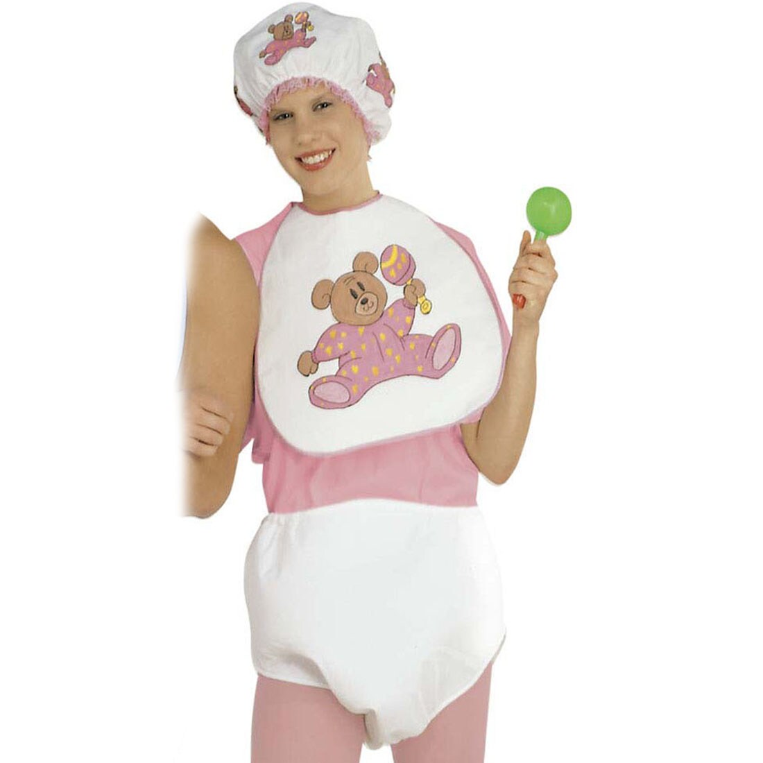 Mädchen Baby Kostüm für Erwachsene in rosa, 14,99