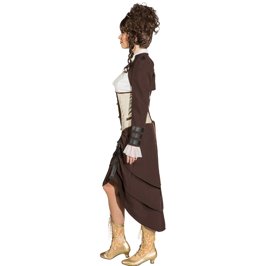 Steampunk Rock Lagenrock Damen gerafft, 29,69