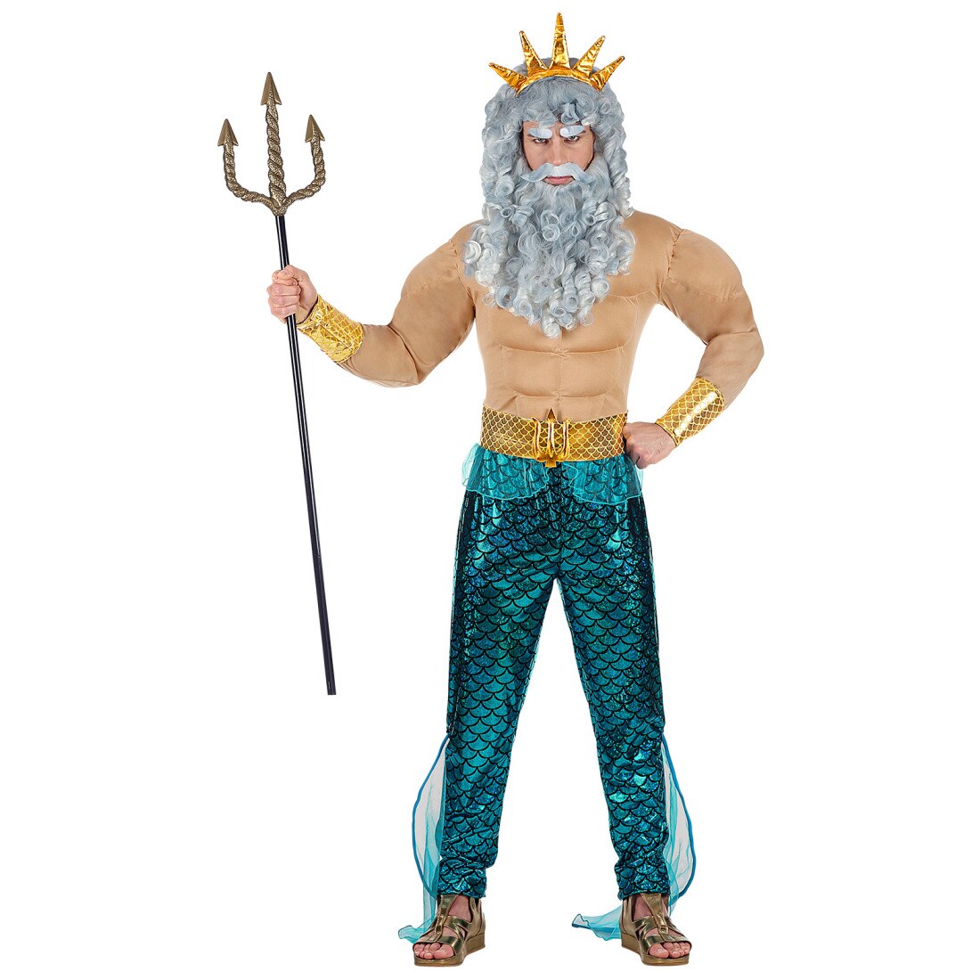 Witziges Neptun-Kostüm für Herren S (48), 45,95