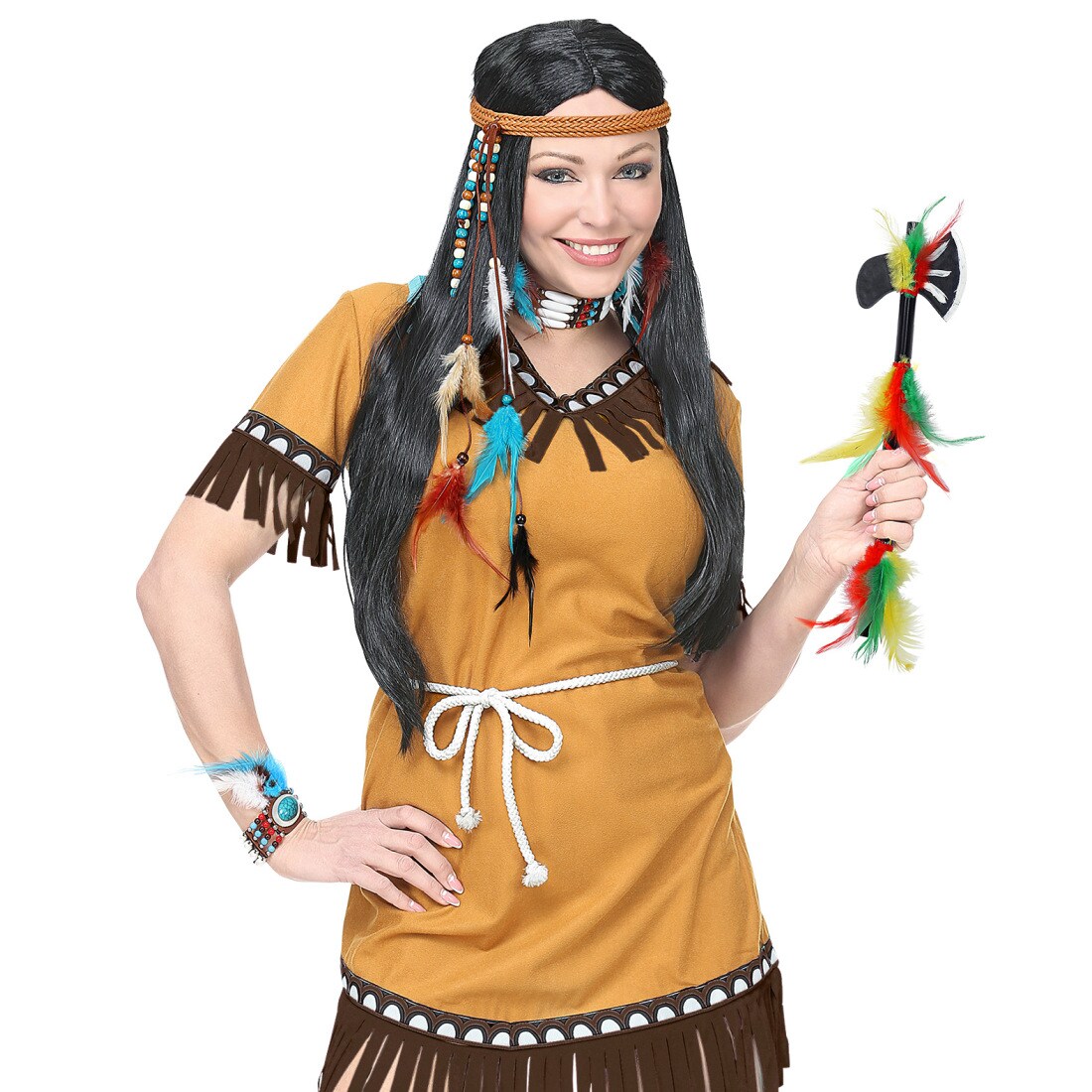 Tolle Indianer-Schmuck Accessoires 5-teilig, 14,39