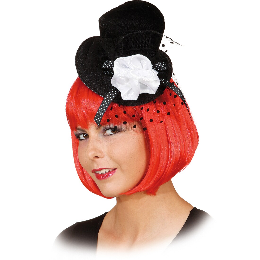 Damenhut Miniatur Zylinder Lea Partyhut Mini Hut, 4,49