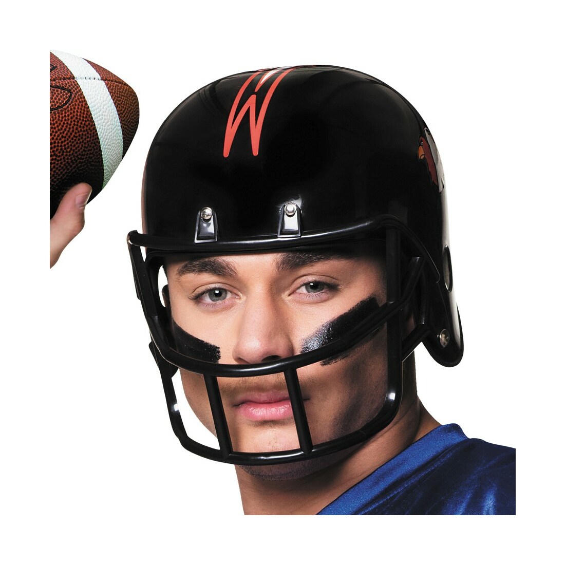 American Football Helm für Erwachsene Schwarz, 16,59