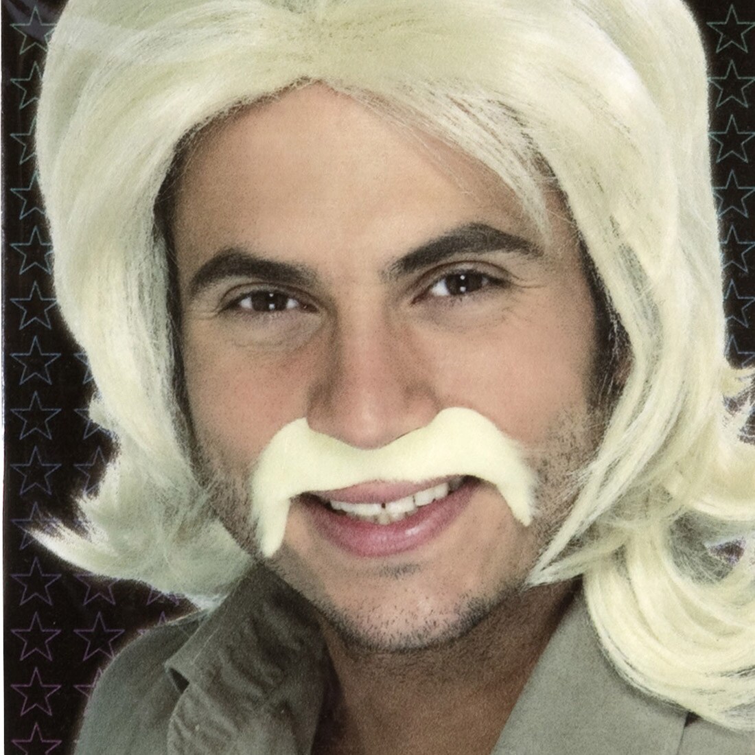 70er Jahre Hippie Bart Kunstbart Blond, 3,49