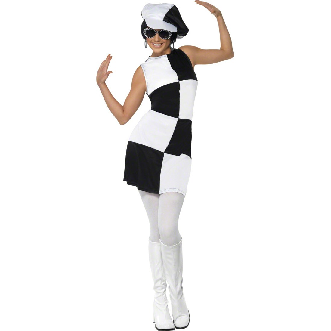 Schwarz Weiss Outfit Party