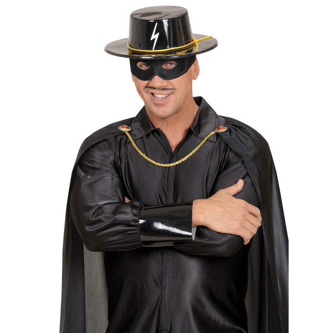 Zorro Maske Banditenmaske Räubermaske schwarz, 3,59