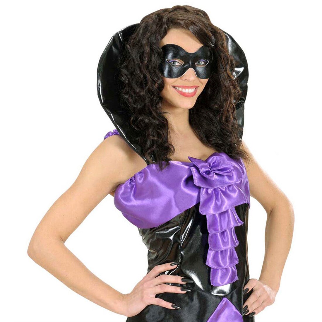 Edle Zorro Maske Augenmaske schwarz, 3,09