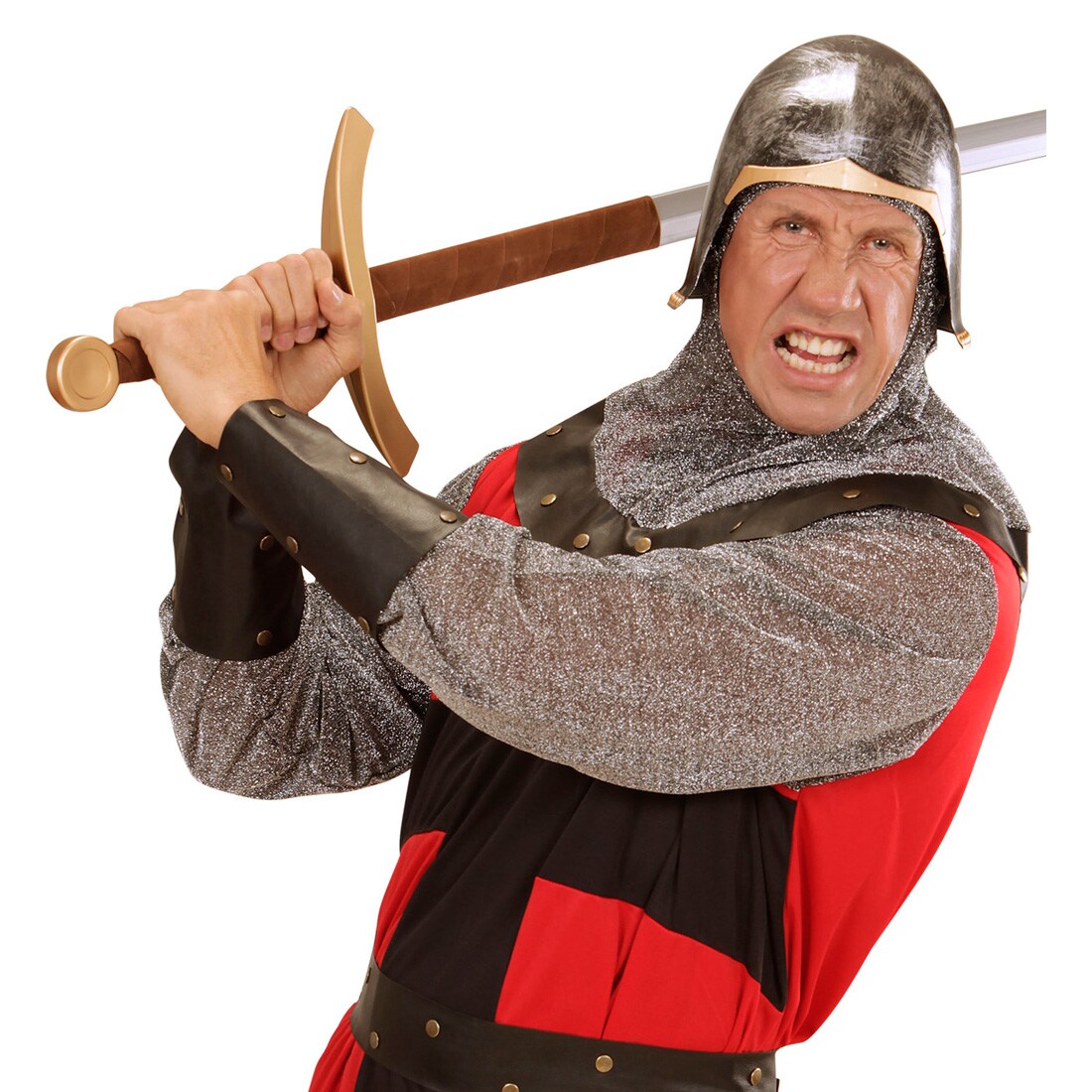 Mittelalterlicher Ritterhelm Kreuzritter Helm, 8,49