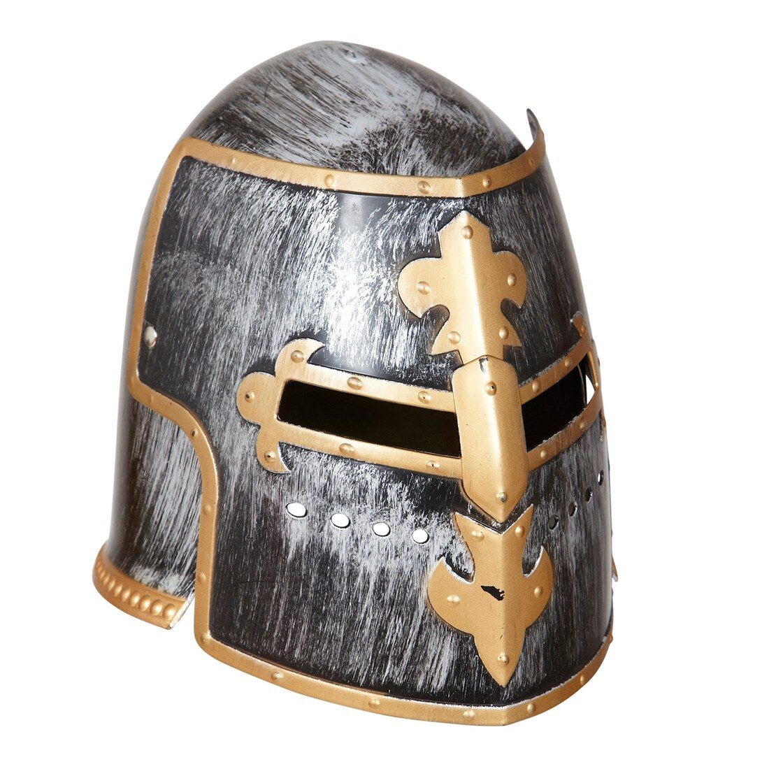 Mittelalter Ritterhelm mit Visier Kreuz Ritter Helm, 12,99